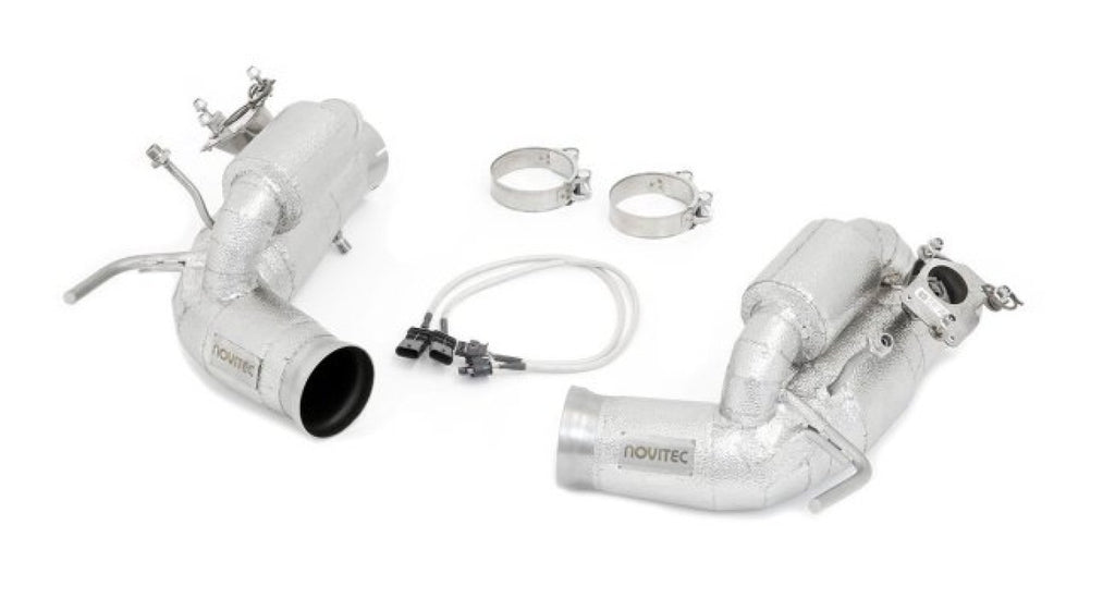 Novitec Stainless Steel Exhaust System with Valves – Ferrari 296 GTB