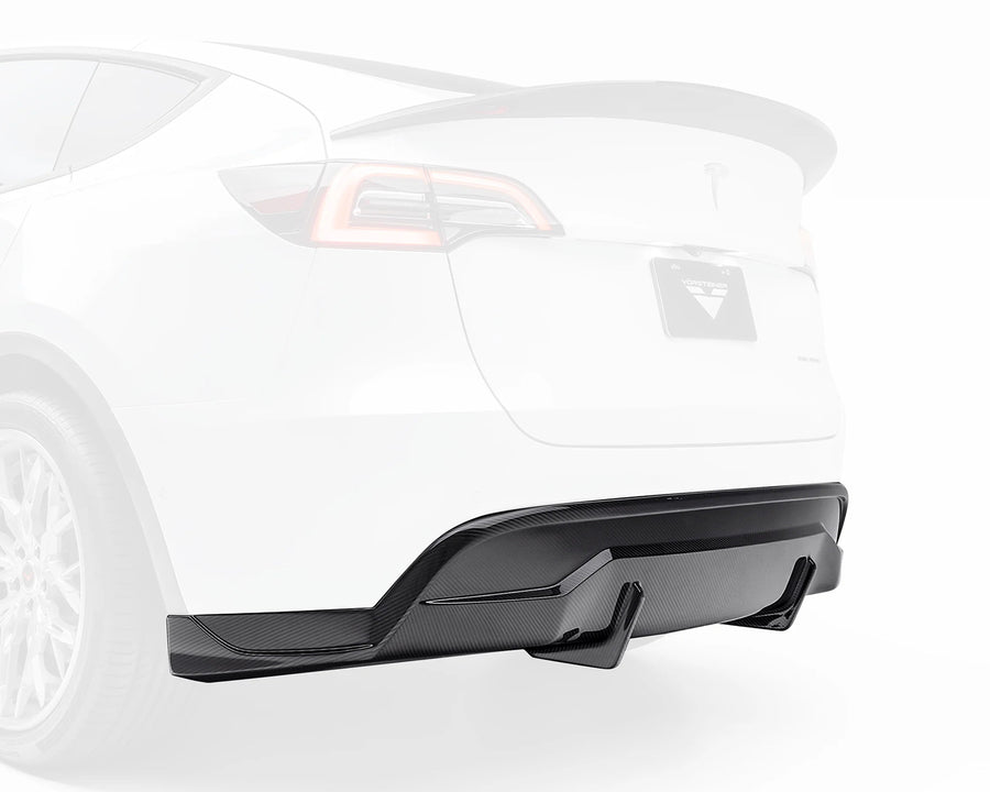 Vorsteiner Diffuser Tesla Model Y in carbon - Baan Velgen