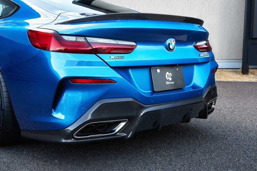 3DDesign carbon diffuser BMW M850i G14 / G15 4-tip - Baan Velgen