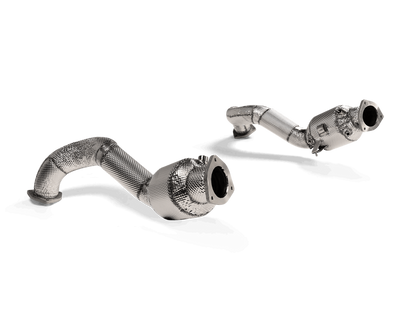 Akrapovic Link Pipes Porsche GT4 RS 718 Cayman - Baan Velgen