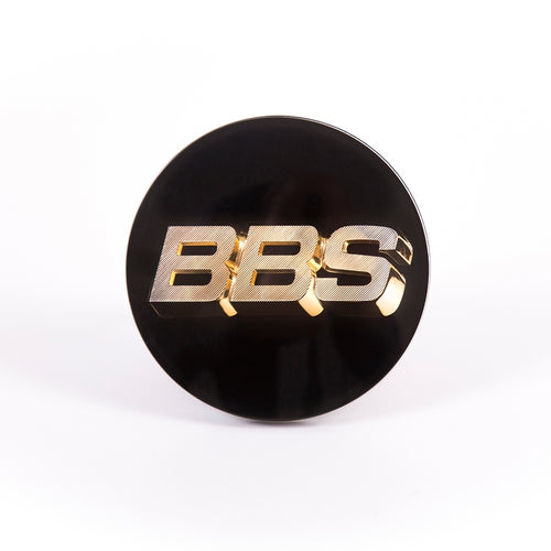 BBS BLACK center caps with gold lettering CI-R / FI-R